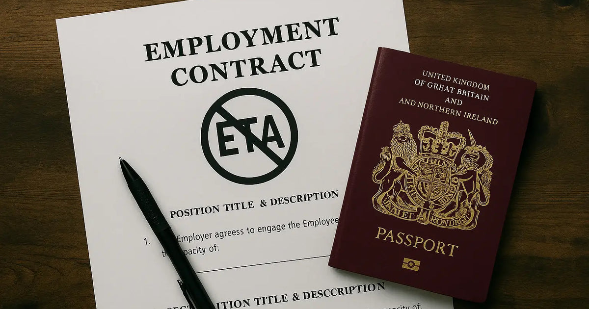 Travailler avec une ETA UK ? Interdictions et risques – visaeta.com